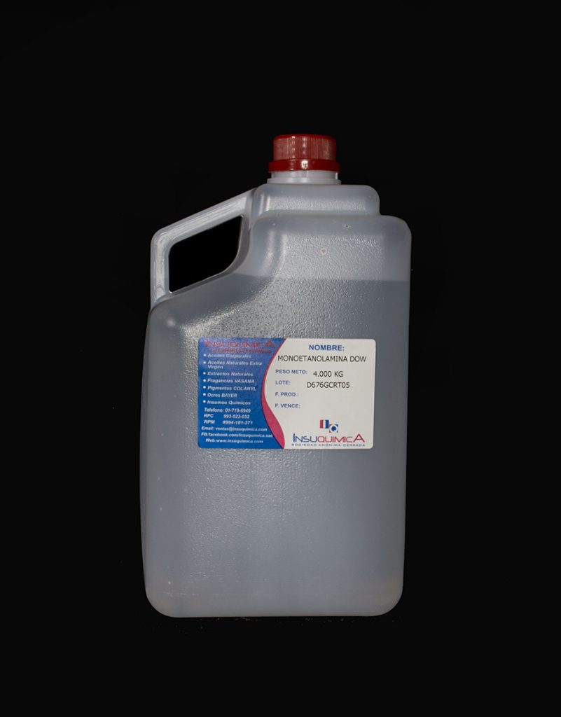 MONOETANOLAMINA PURA – DOW – USA – Galón x 4 Kg. – Tienda Online ...