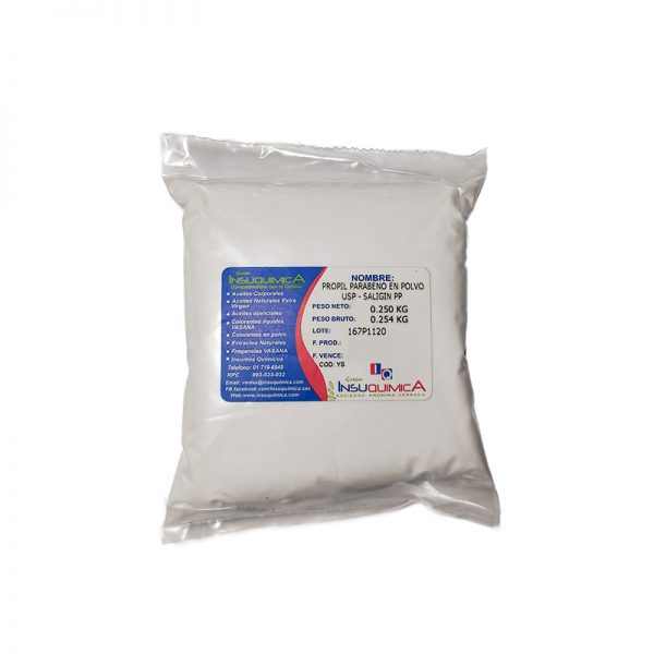 PROPIL PARABENO EN POLVO USP – SALIGIN PP – SALICYLATES – Bolsa x 0.250 ...