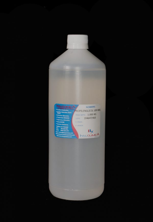 PROPILENGLICOL USP – BASF – ALEMANIA – Frasco x 1 Kg. – Tienda Online – Insuquimica SAC