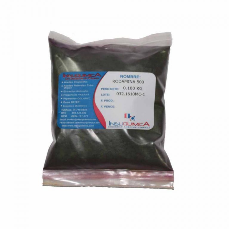 RODAMINA B 500 – Bolsa x 0.100 Kg. – Tienda Online – Insuquimica SAC