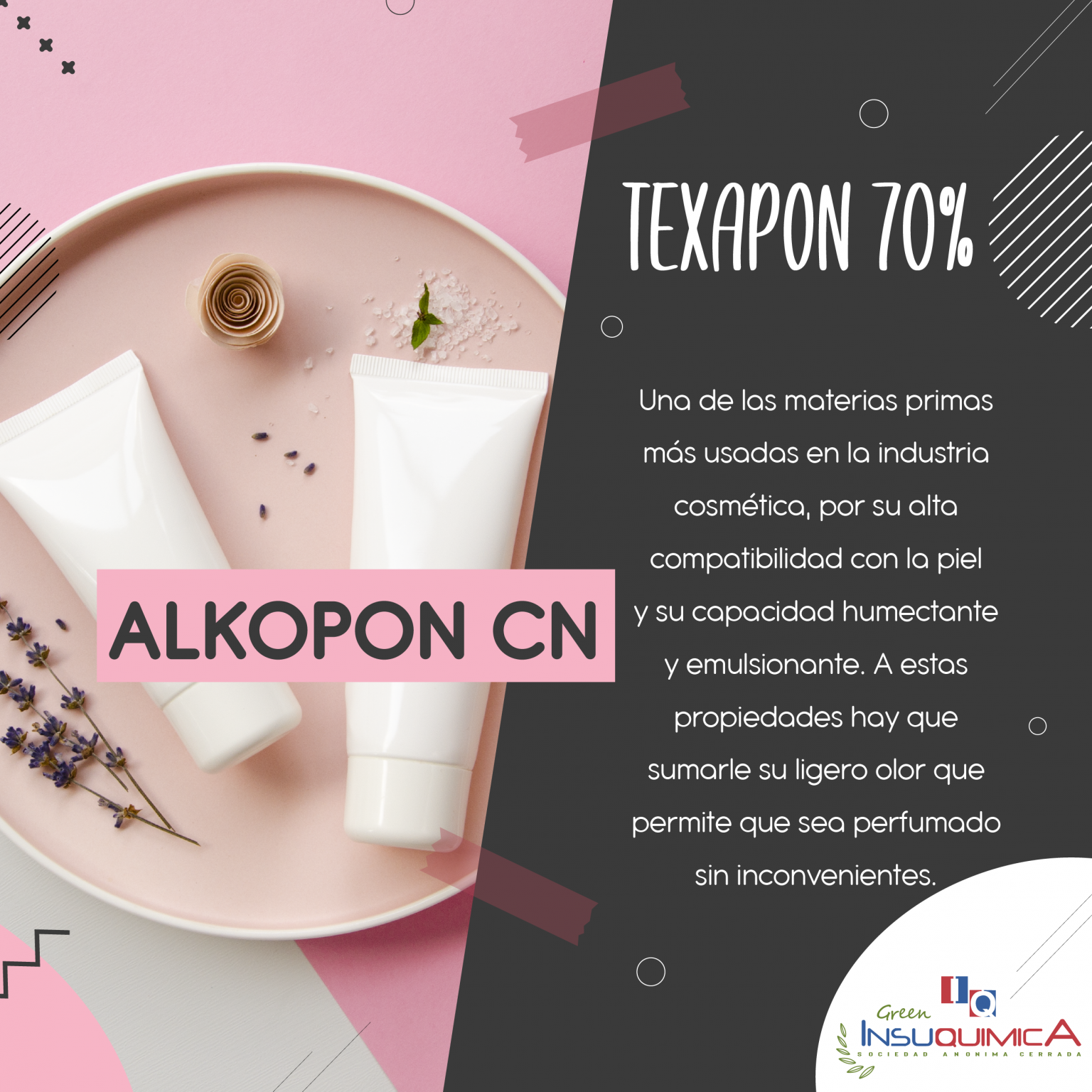 ALKOPON CN ( TEXAPON 70% ) – OXITENO – URUGUAY – Bidón x 20 Kg ...