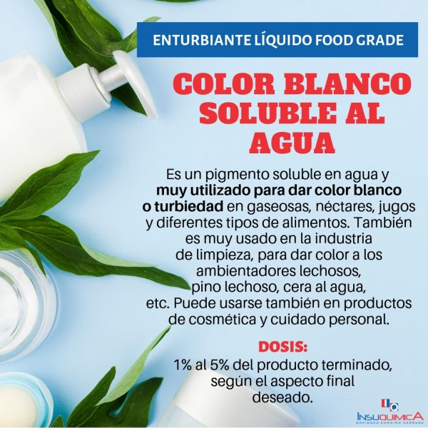 COLOR BLANCO LIQUIDO FG – DISAROMAS – COLOMBIA – Frasco x 1 Kg ...