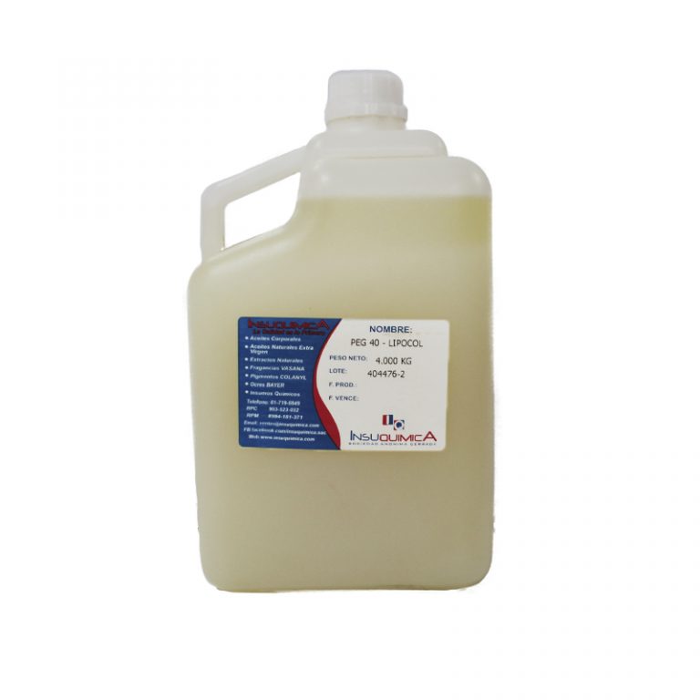 PEG 40 – LIPOCOL 40 – USA – Galón x 4 Kg. – Tienda Online – Insuquimica SAC
